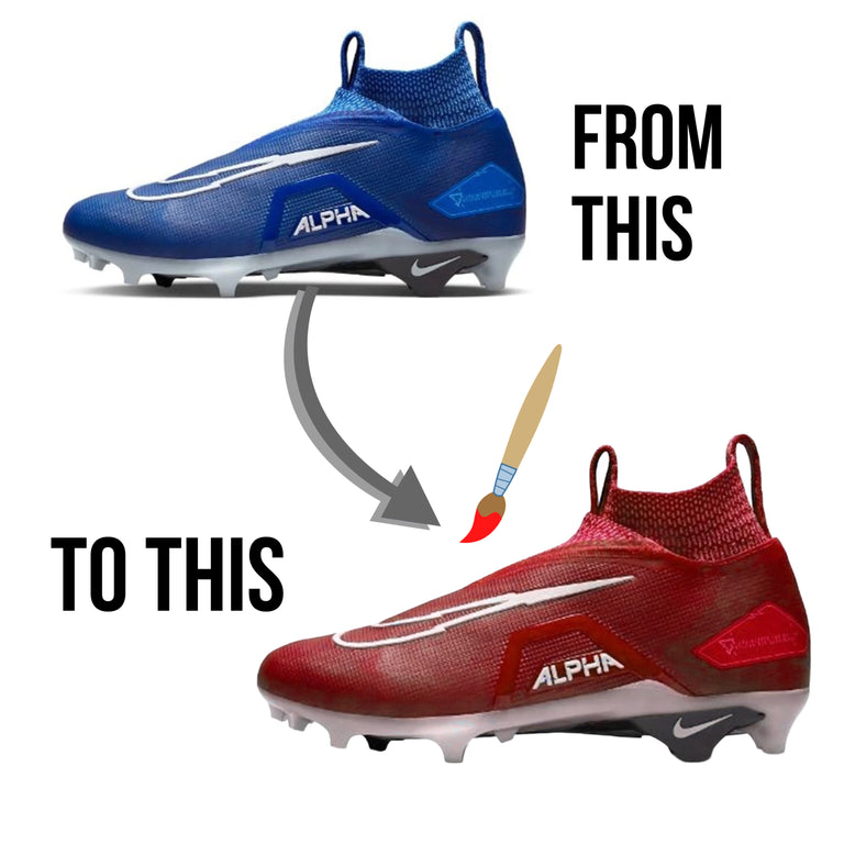 Color Swap (1-2 Colors) Mail In – Gridiron Cleats